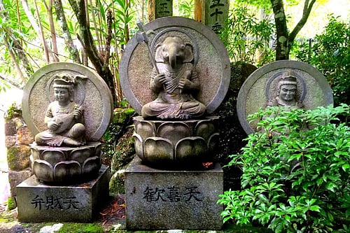 Lord Ganesh worship in Japan as Kangiten