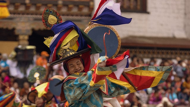 Tshechu: The Bhutanese festival dominated by colours and Cham dances