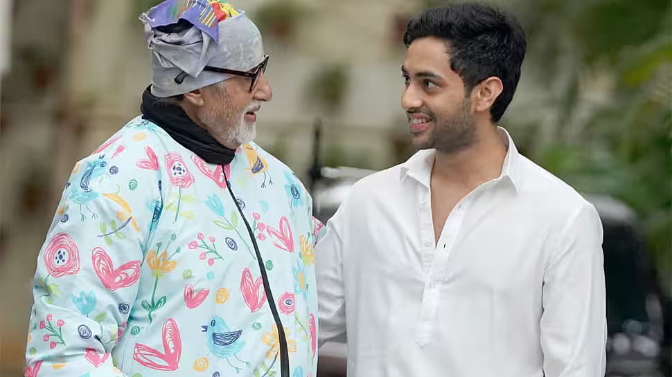 Big B impressed by grandson Agastya Nanda in Ikkis