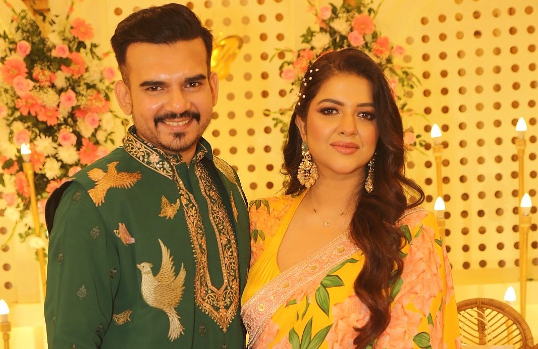 In pics: Rice ceremony of Sayan Deb Chatterjee and Shaunli Chatterjee's ...