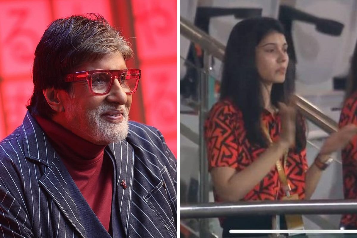Amitabh Bachchan consoles SRH owner Kavya Maran