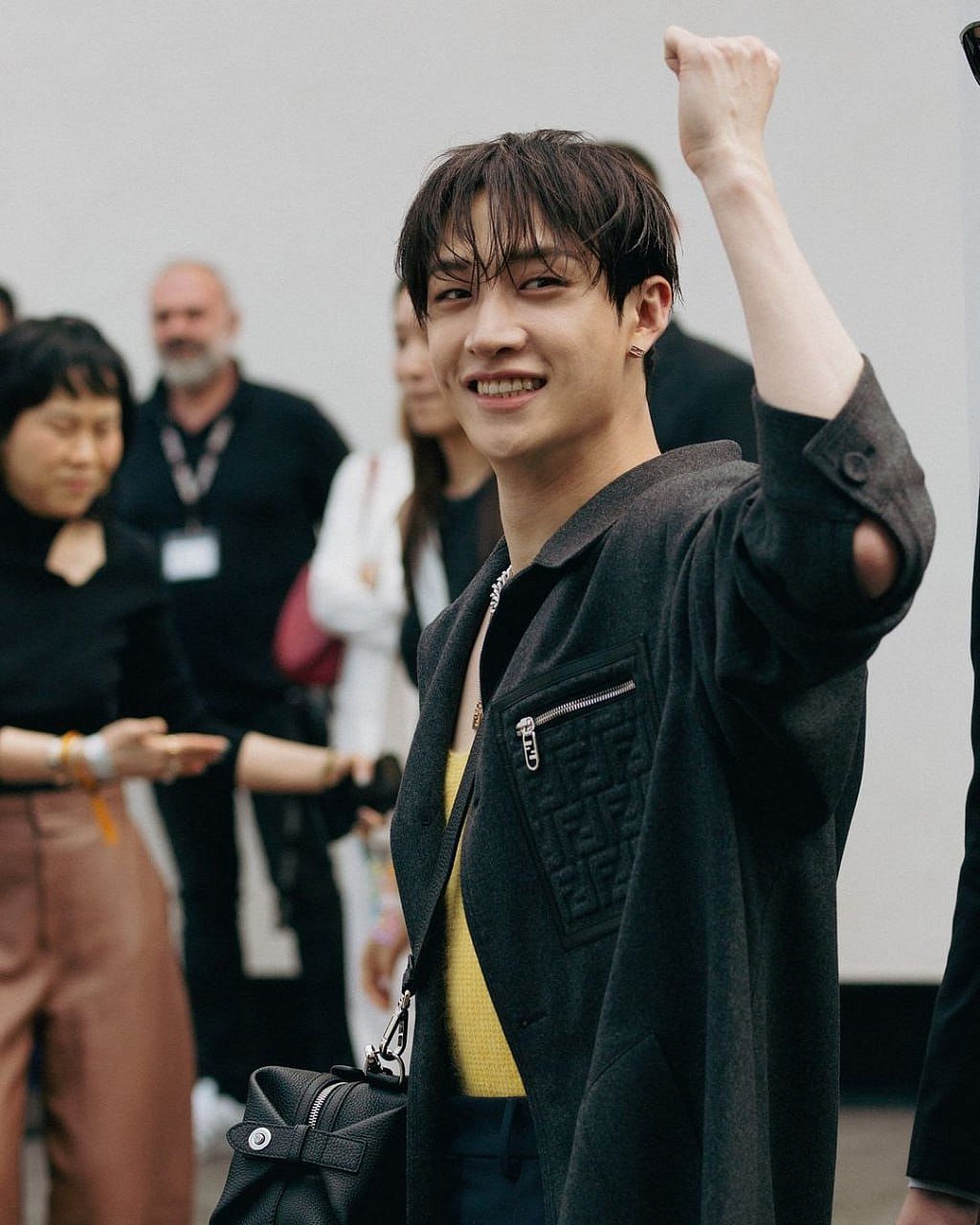 Stray Kids’ Bang Chan Makes Solo Debut at Fendi SS25 Show in Milan ...