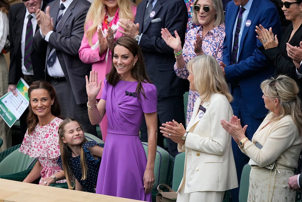 Princess of Wales, Kate, gets standing ovation at Wimbledon, hands ...