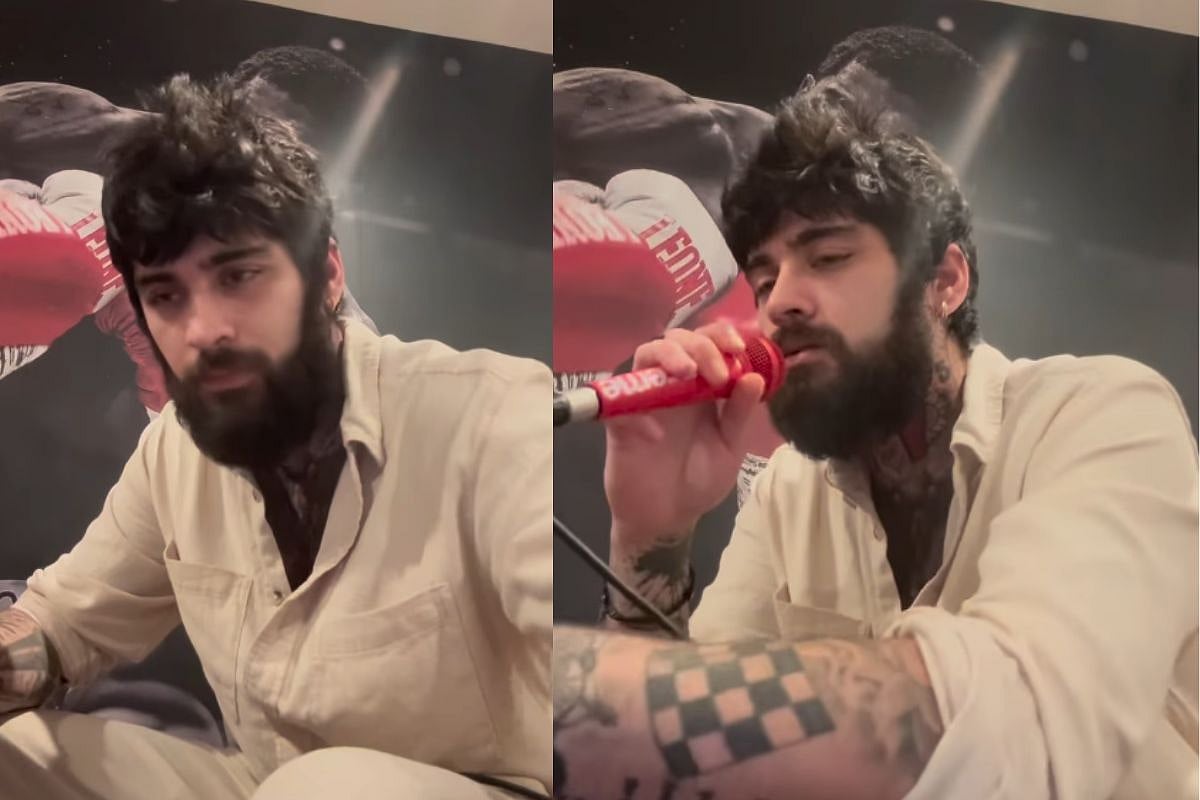 Zyan Malik wows fans by performing an acapella version of his new track ...