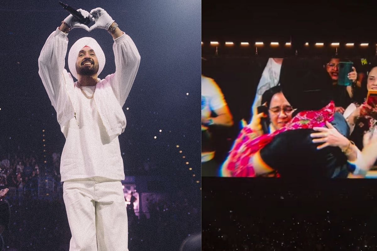 Diljit Dosanjh surprises fans by introducing his family at his Dil ...