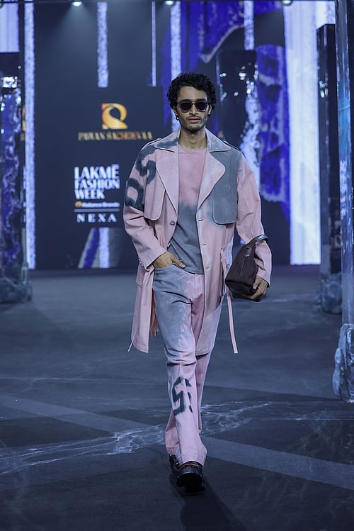Designer Pawan Sachdeva launches a sassy denim range at LFW x FDCI