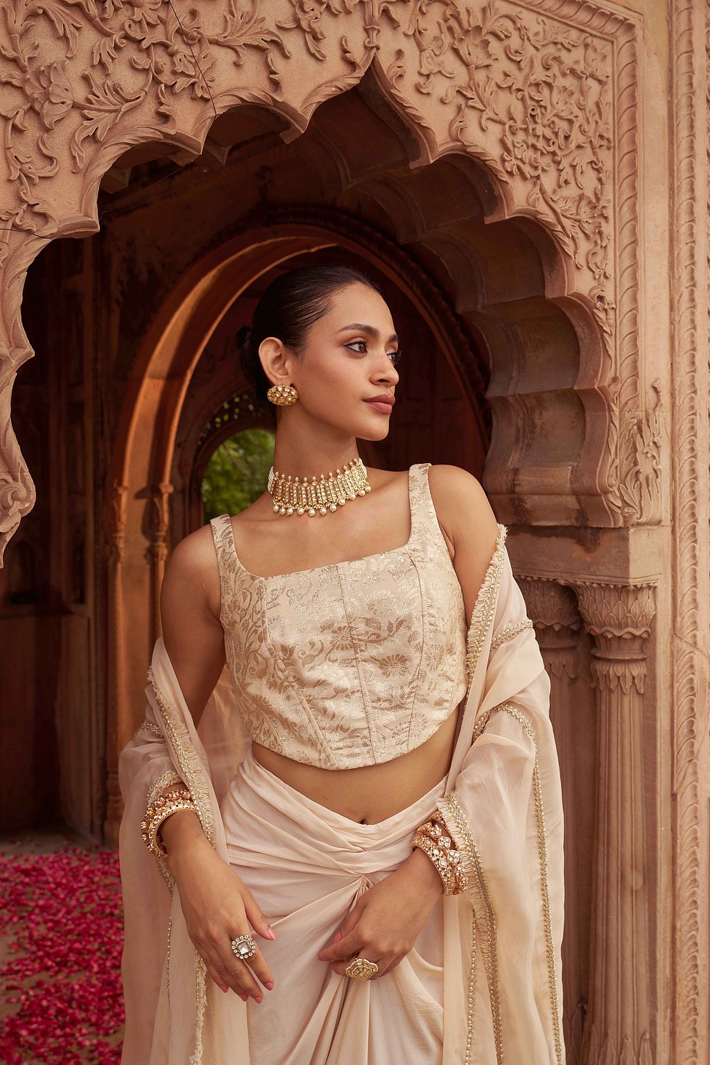 ‘Ghazal’ showcases the versatility of white through nine signature pieces