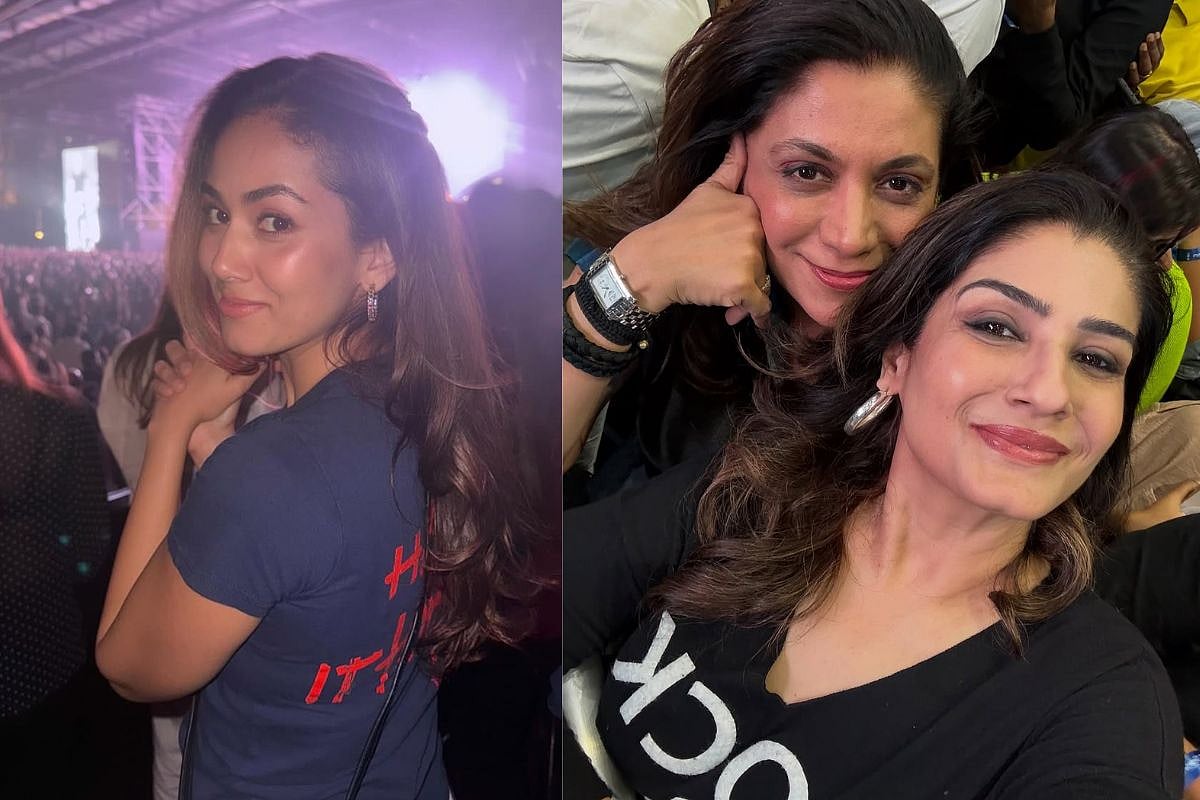 Raveena Tandon and Mira Rajput Kapoor relive iconic hits at Bryan Adams ...