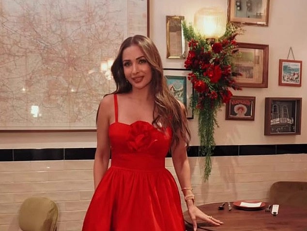 Malaika Arora looks surreal in a gorgeous red dress