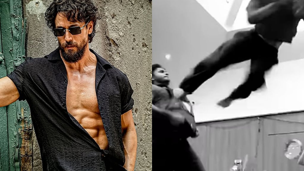 Tiger Shroff amazes fans with jaw-dropping kick in latest training video