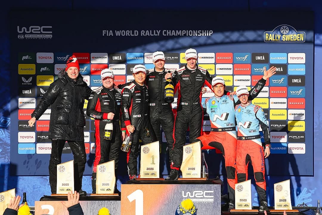 Elfyn Evans tops WRC standings after Rally Sweden win