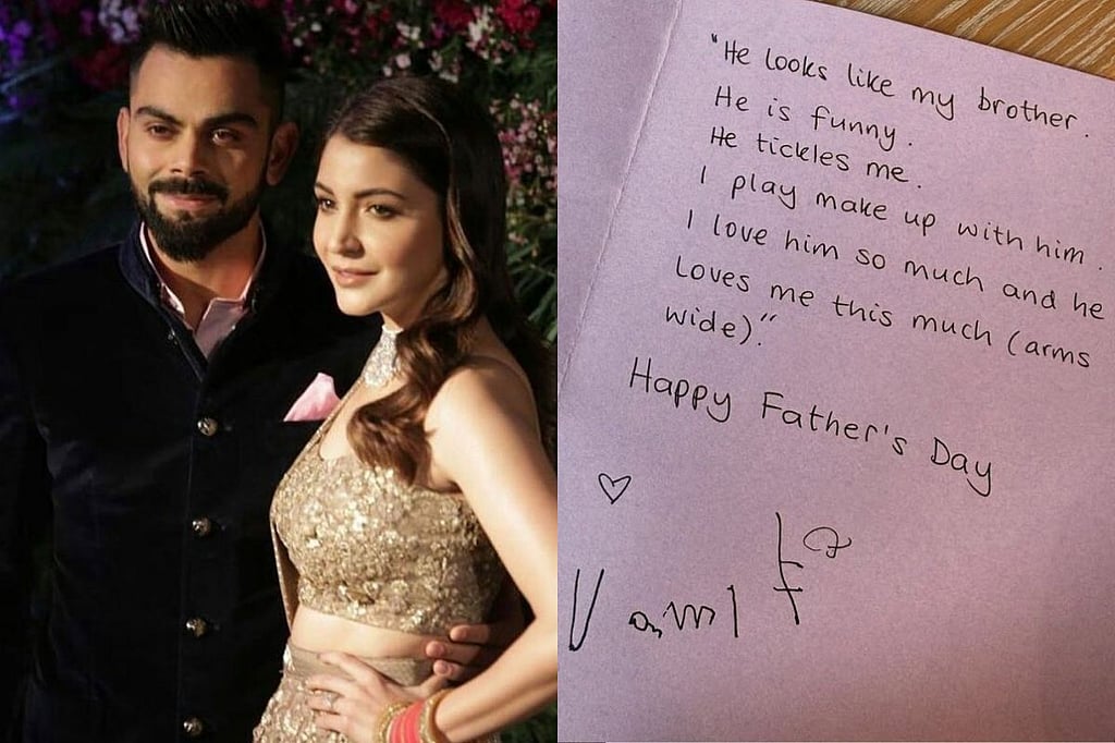 Anushka Sharma celebrates Father’s Day with sweet gesture from Vamika ...