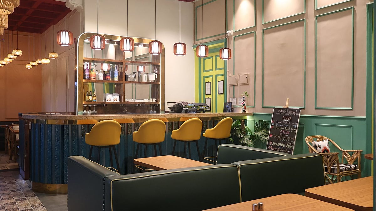 Skyline views make this boho cafe the perfect spot for arvo catchups