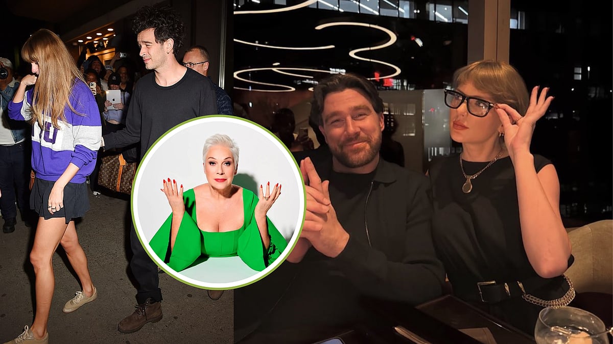 Taylor Swift 'shakes off' her ex Matty's mother Denise Welch's jabs