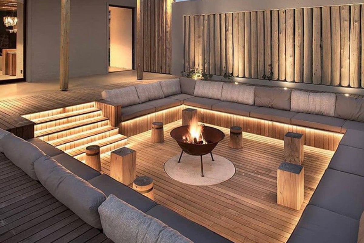 Conversation pits once rejected, are back in fashion in 2025