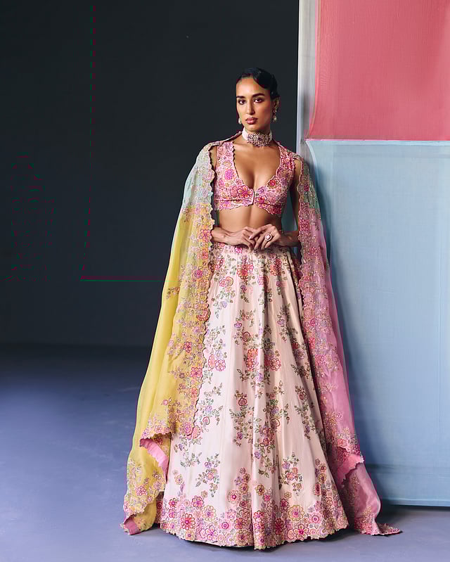 Craftsmanship & Colour: Mrunalini Rao's Wedding Lehenga Collection