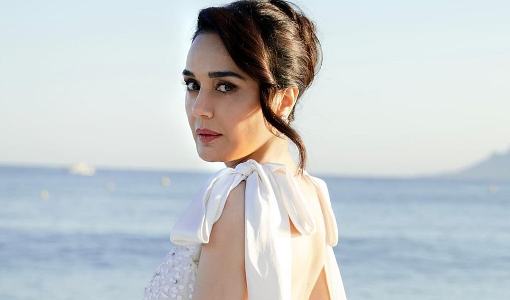 When Preity Zinta stunned her fans in a shimmery pearl gown at Cannes