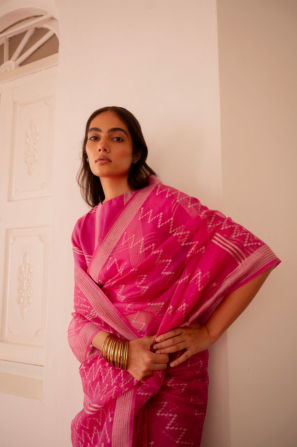 Naushad Ali's Modern Sari Collection Celebrates Tamil Heritage