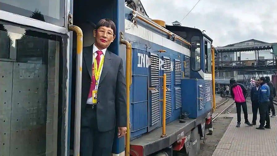 Sarita Yolmo is the first woman TTE on Darjeeling Himalayan Railway