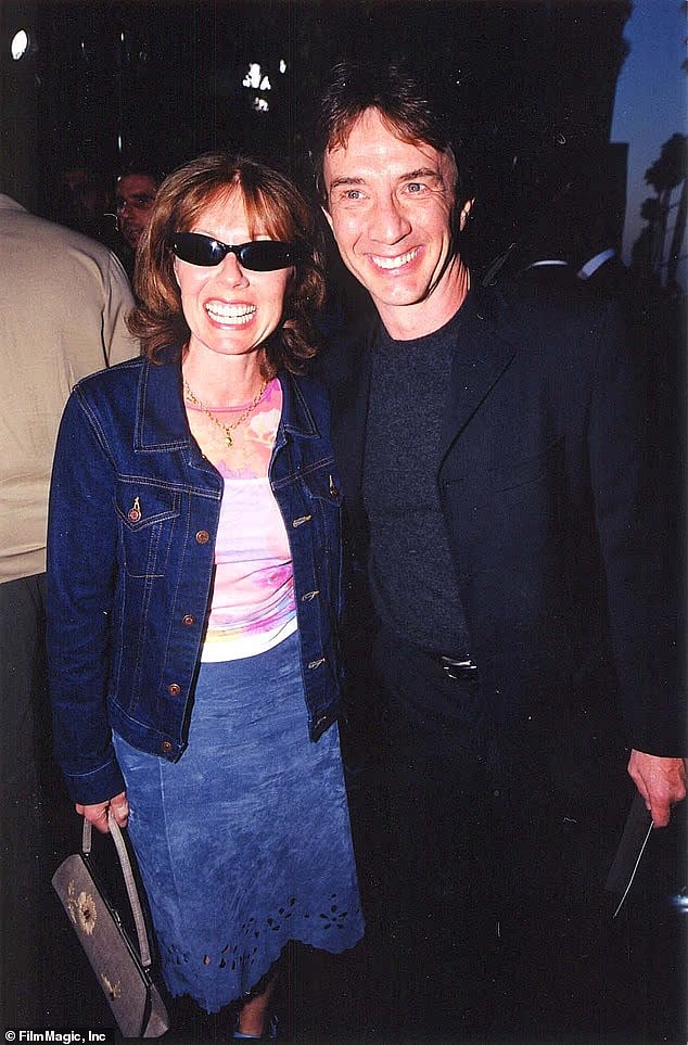How did Martin Short's wife Nancy Dolman die?