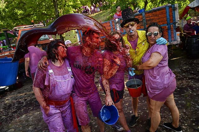 In pictures: The town of Haro stages annual Wine Battle in Spain's ...