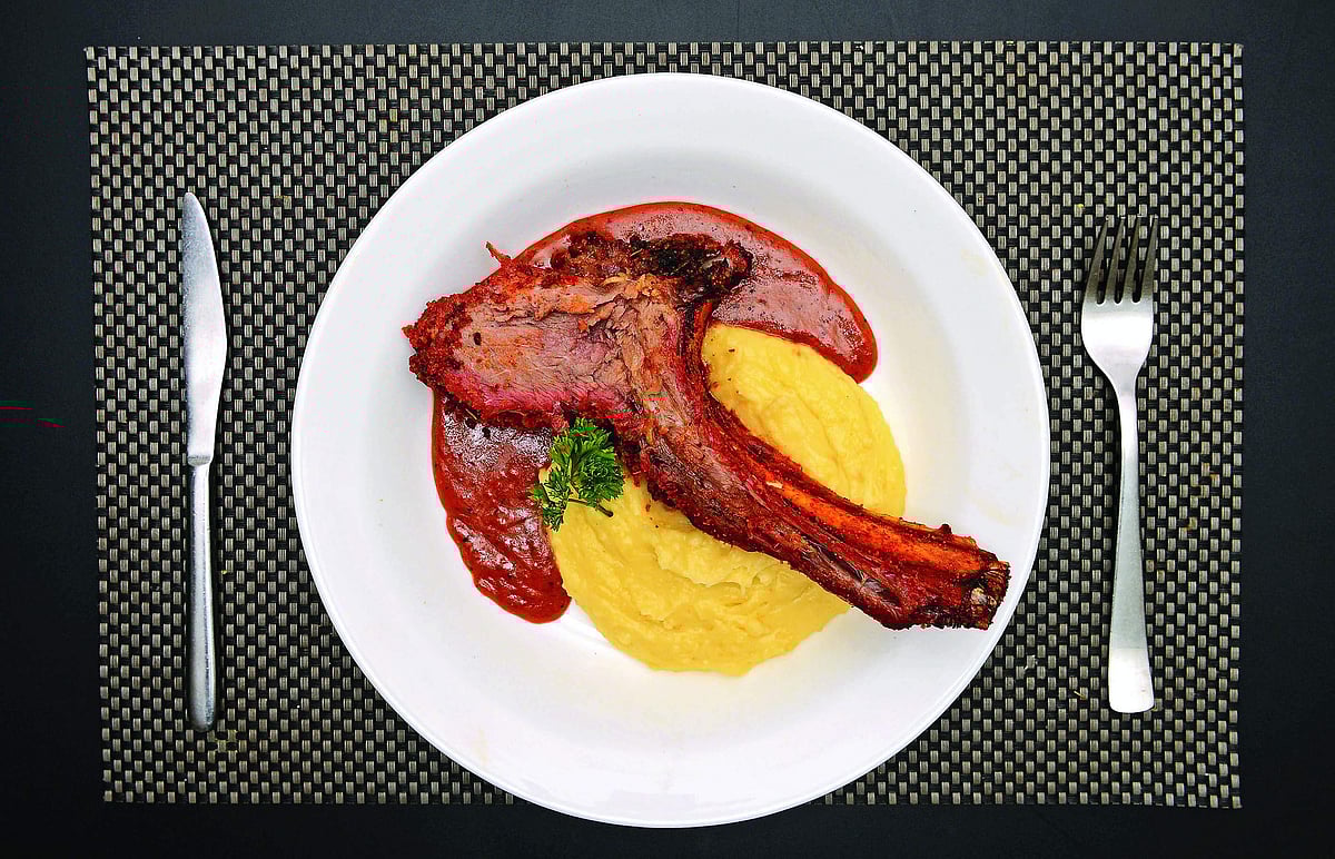 Crimson Chakra has a brand new Continental menu, and their baked ribs ...