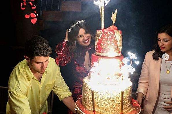 Priyanka Chopra’s five-tier 24k edible gold cake cost Nick Jonas INR 3. ...