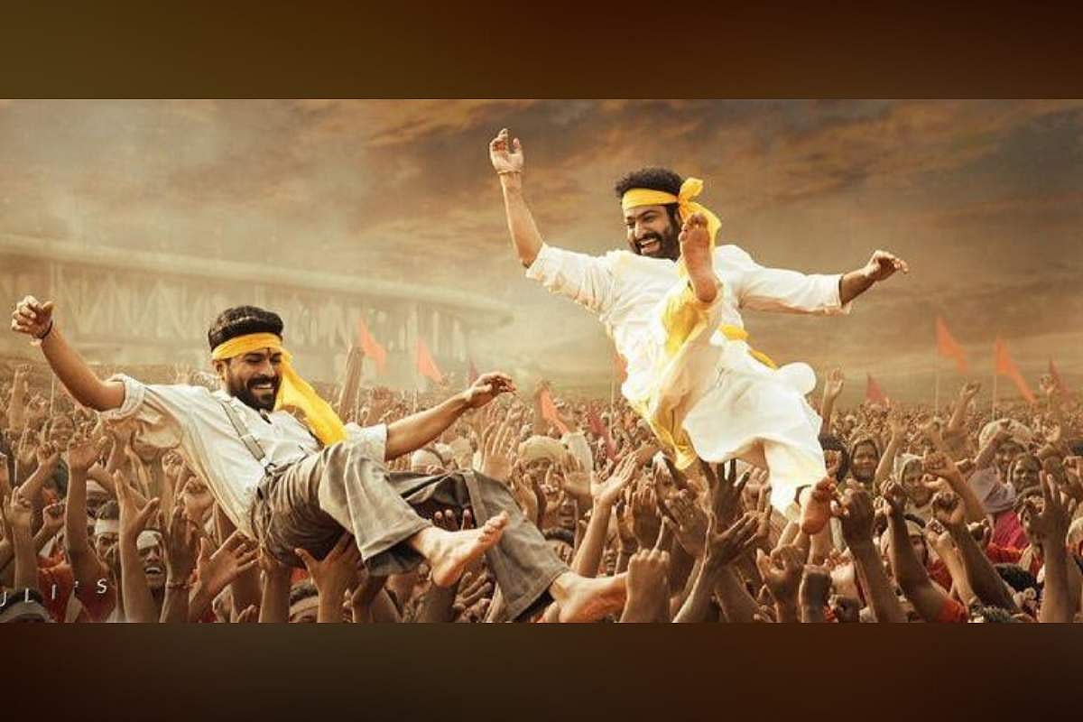 Ss Rajamouli Rrr Poster | Release New Poster Of Rrr | Rajamouli Rrr New ...