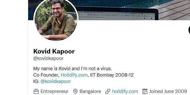Meet Kovid Kapoor whose first name has been inviting a flurry of memes ...