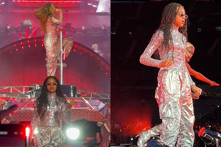 Beyonce’s daughter Blue Ivy joins her on stage at her Renaissance Tour ...