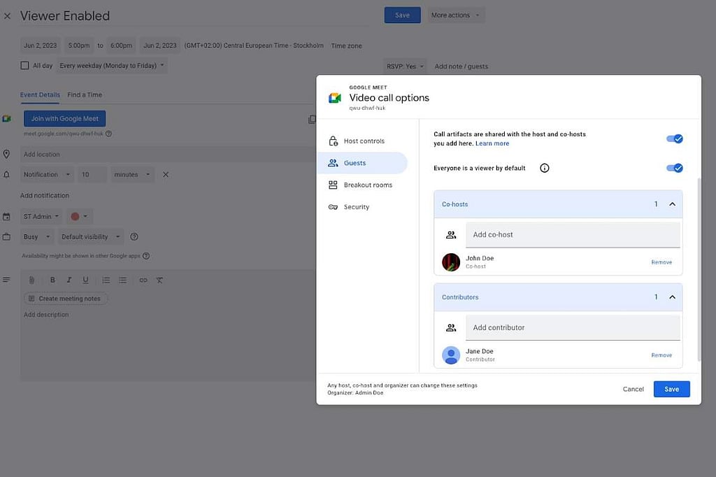 Google rolling out new viewer mode in Meet