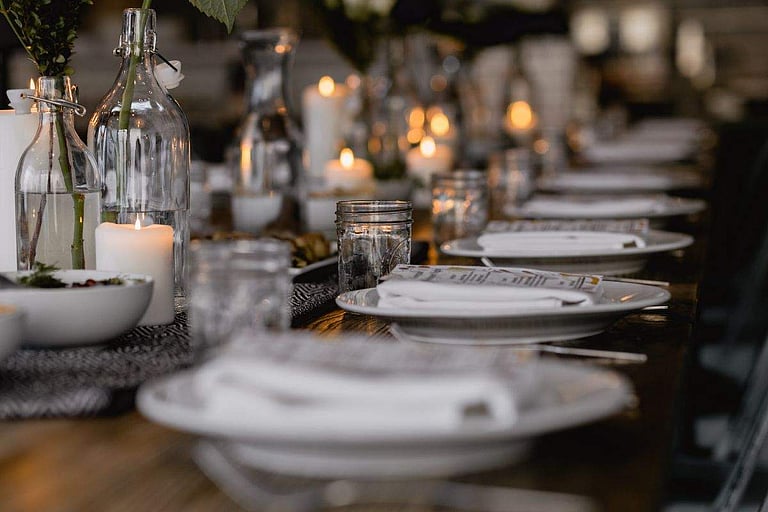 Elevate your table dinner setting with creative mixing and matching of ...