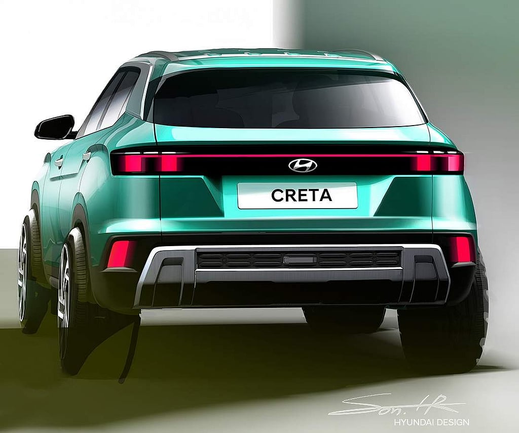 Hyundai releases Creta facelift's design through sketches